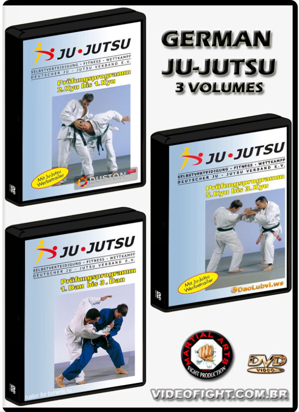 GERMAN JU JITSU 3 VOLUMES - VIDEOFIGHT
