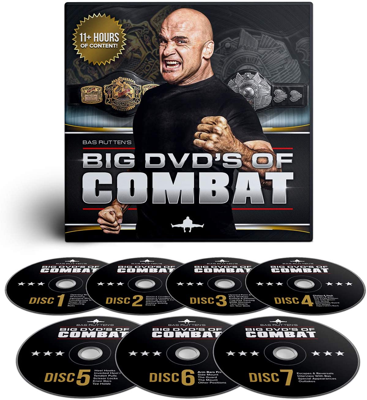 BAS RUTTEN –BIG DVD OF COMBAT - VIDEOFIGHT