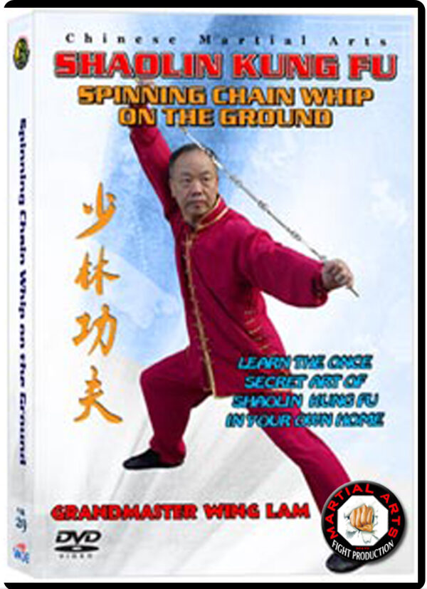 SHAOLIN KUNG FU 29 - SPINNING CHAIN WHIP ON THE GROUNG - VIDEOFIGHT