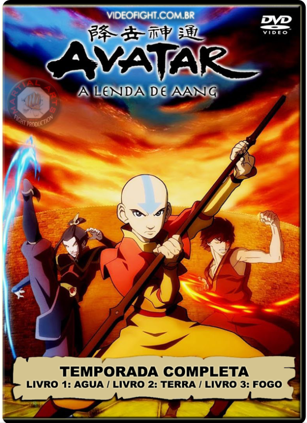 AVATAR A LENDA DE AANG-TEMPORADA COMPLETA - VIDEOFIGHT