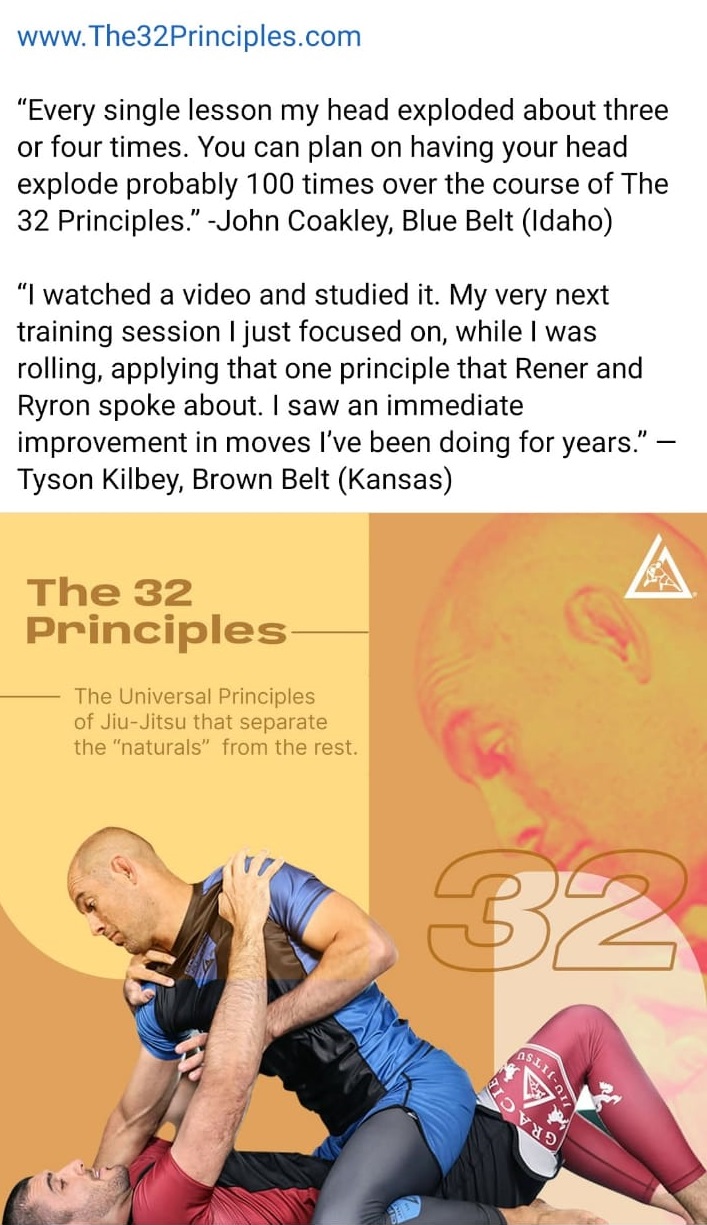 RYRON GRACIE & RENER GRACIE - THE 32 PRINCIPLES - PART 02