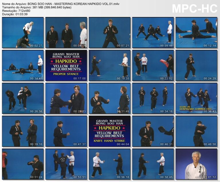 BONG SOO HAN - MASTERING KOREAN HAPKIDO VOL.01