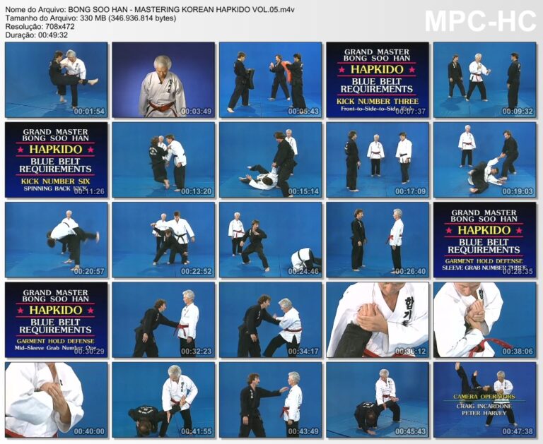 BONG SOO HAN - MASTERING KOREAN HAPKIDO VOL.05