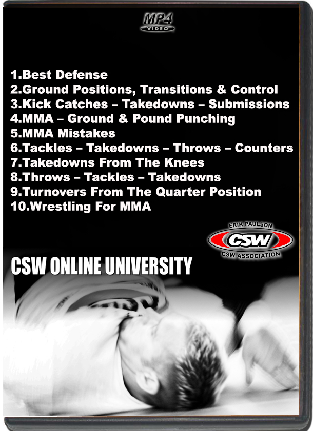ERIK PAULSON DVD: CSW ONLINE UNIVERSITY - MMA