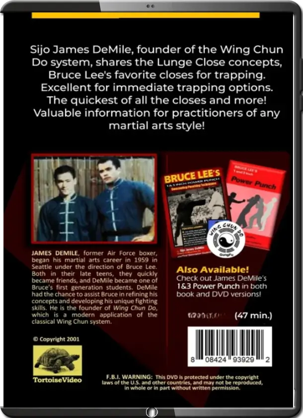 JAMES DEMILE - WING CHUN DO - CLOSING THE GAP SERIES - LUNGE CLOSE ...