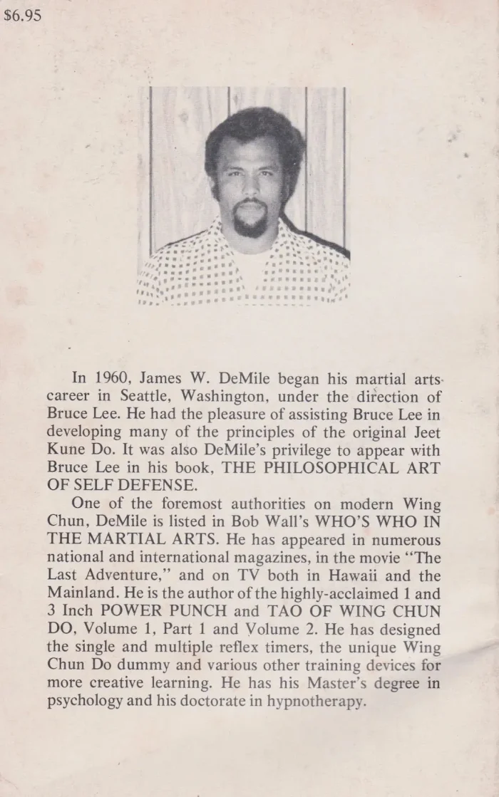 JAMES DEMILE – TAO OF WING CHUN DO VOLUME 1 PART 02 PDF