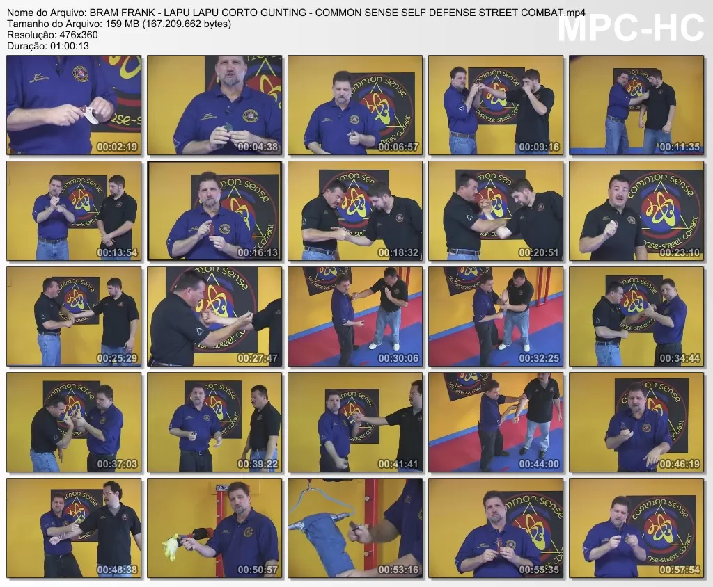 BRAM FRANK - LAPU LAPU CORTO GUNTING - COMMON SENSE SELF DEFENSE STREET ...